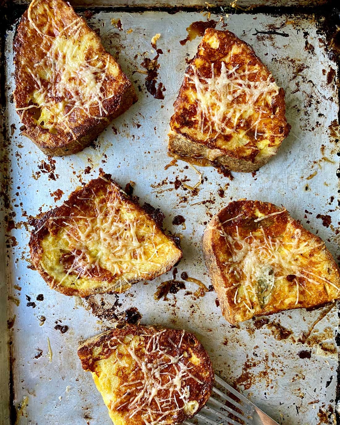 Savory Cheesy French Toast - by Susan Spungen - Susanality
