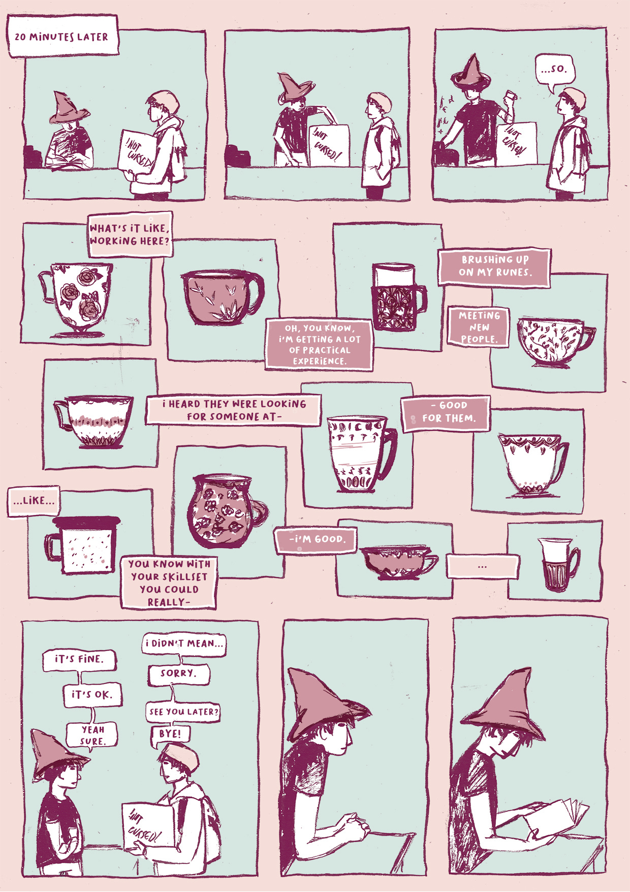 familiar faces - by spouk - practical magic shenanigans