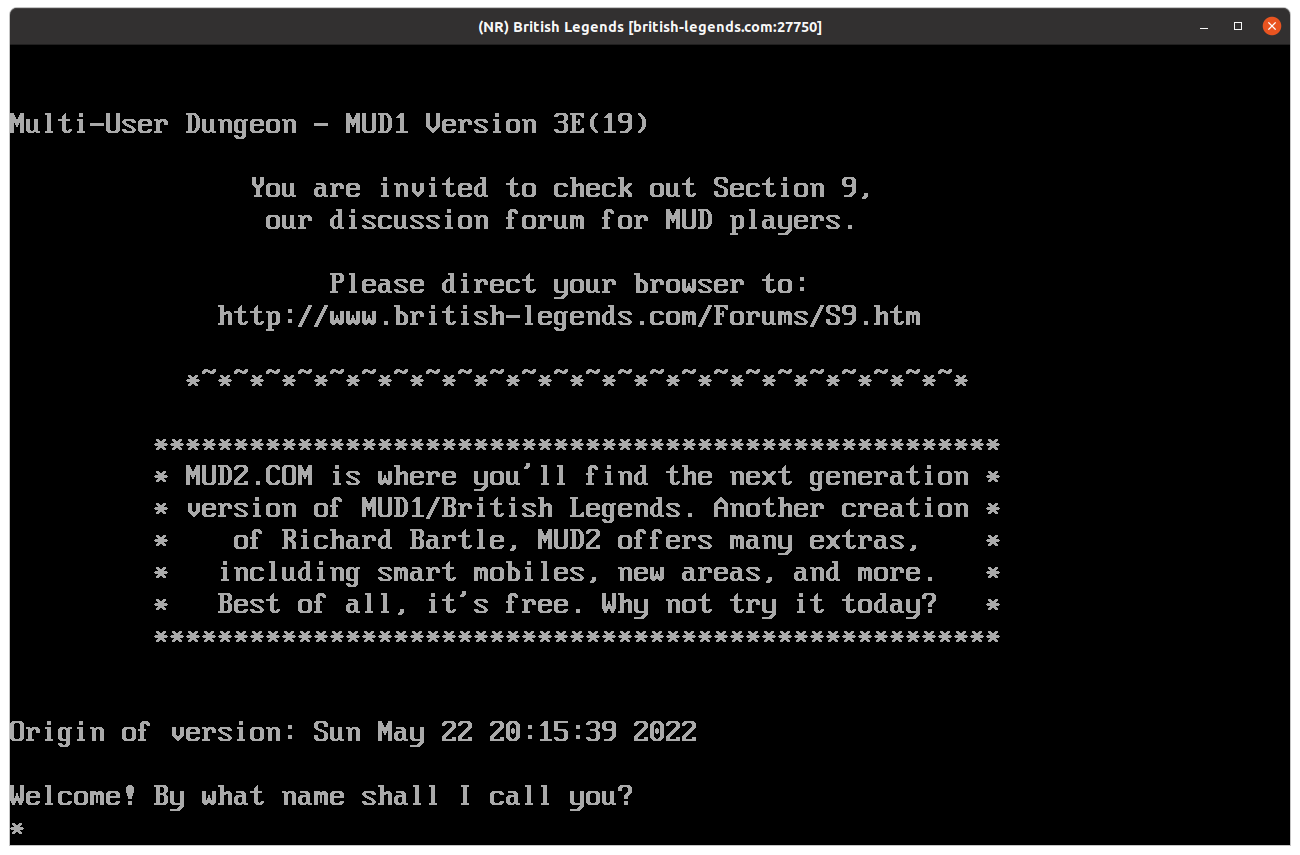 Remembering MUD1 - The first multiplayer role playing game on the Internet