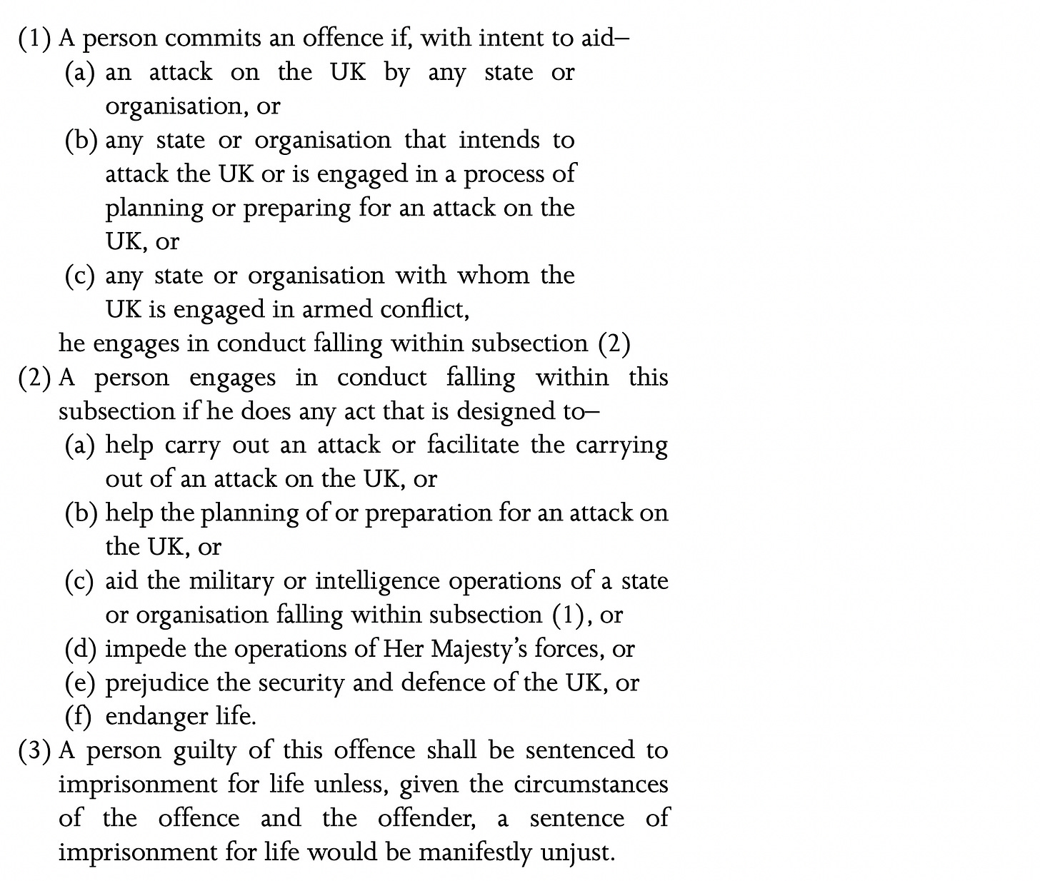 Treason doth never prosper - by Joshua Rozenberg