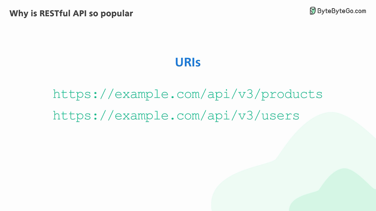 Why is RESTful API so popular? - by Alex Xu