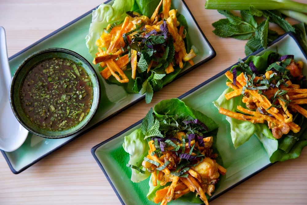 Learn to Cut Batons with this Sweet Potato & Shrimp Fritter Recipe ...