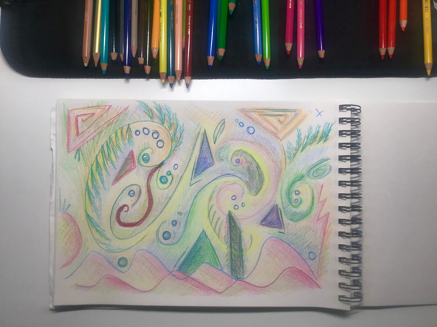 Prompt #10 - Intuitive Drawing - by Lorena Sassman