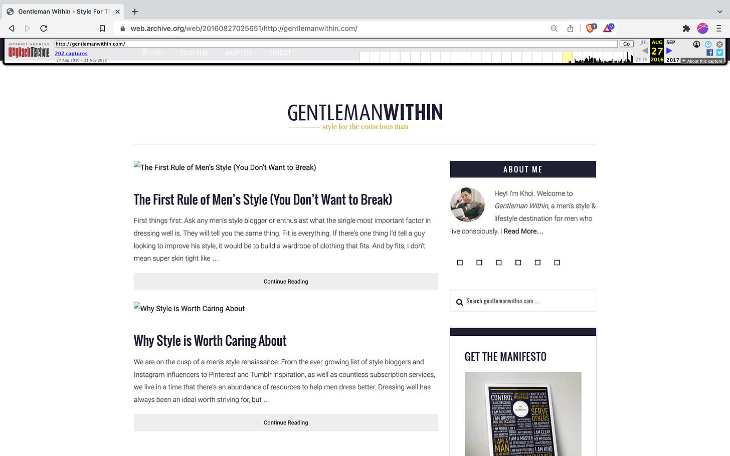The Gent Within Case Study - by BowTied Opossum