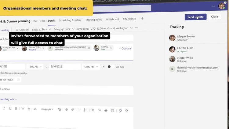 How to access Microsoft Teams meeting chat before, during, and after