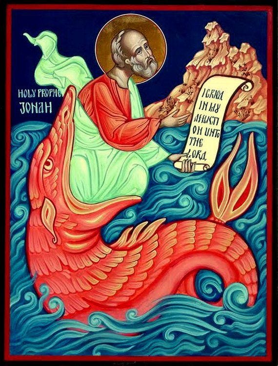 Jonah: Great Fish - by Alexander d’Albini - Tower of Adam