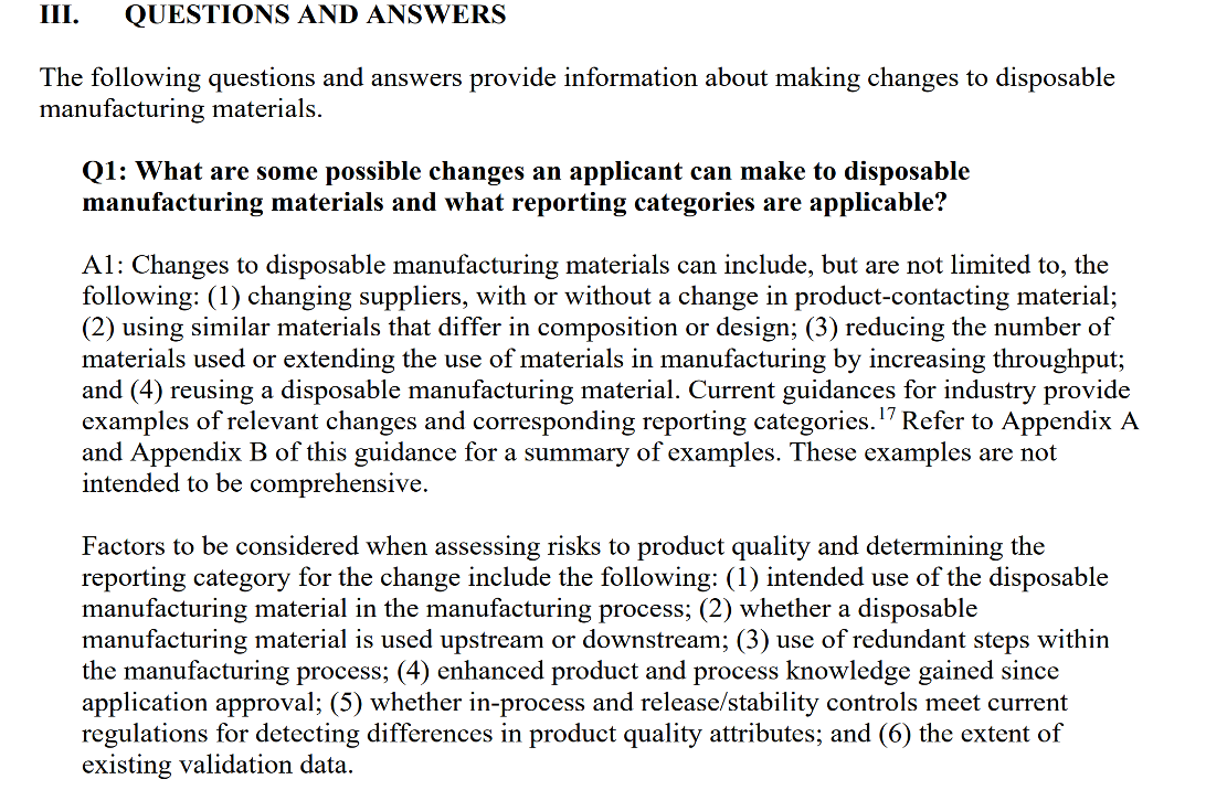 Reporting CMC Post-Approval Changes