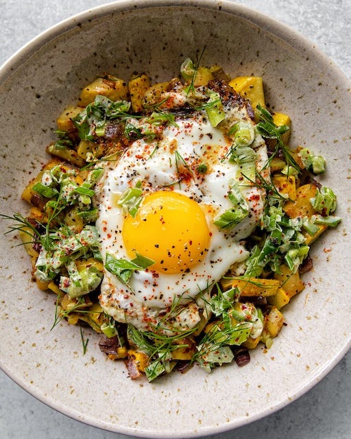 Summer Squash Hash - by Carina Wolff - good mood food