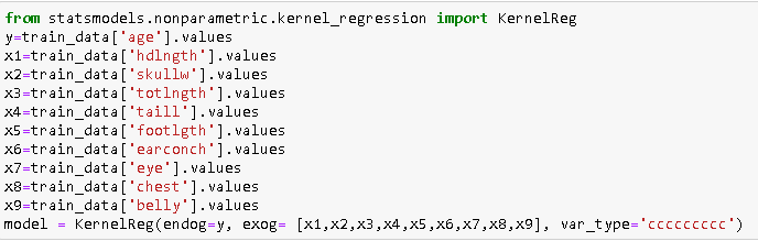 Kernel Regression - by BowTied_Raptor