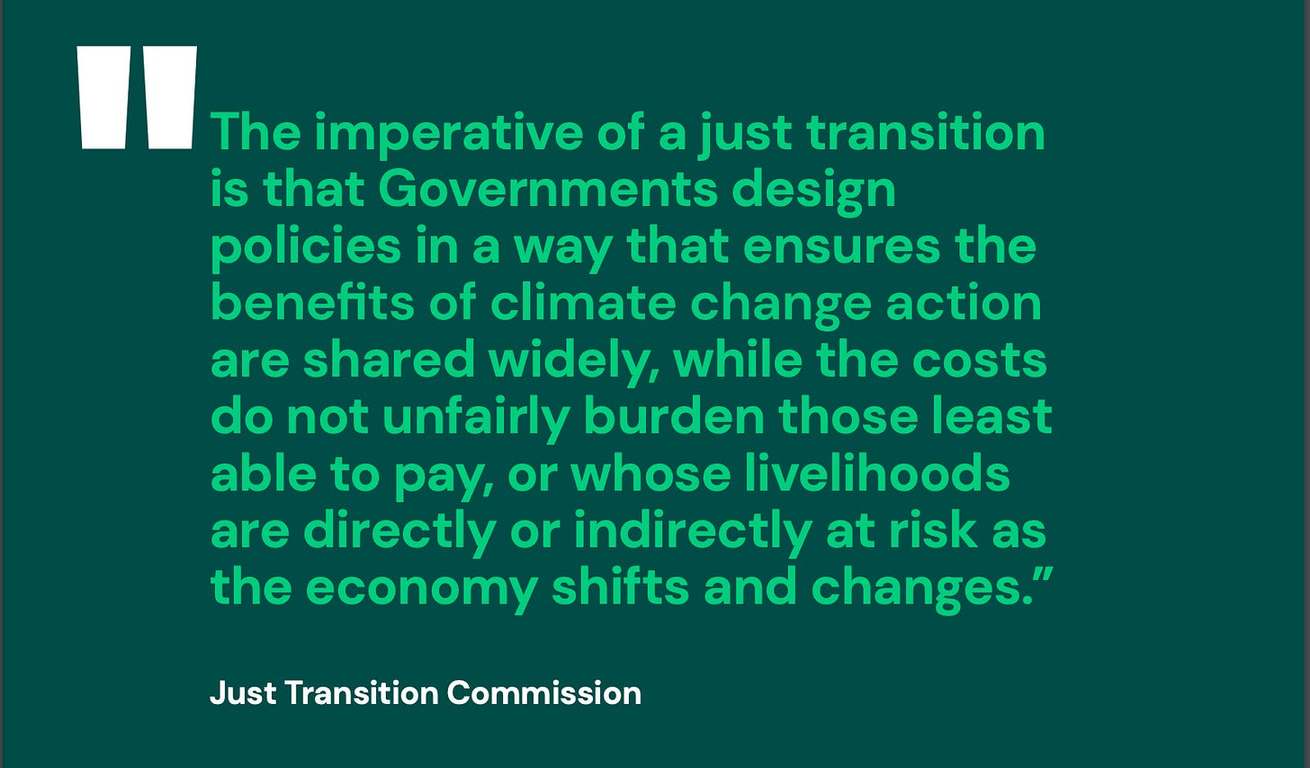 The Scottish Just Transition Commission - by Ann Pettifor