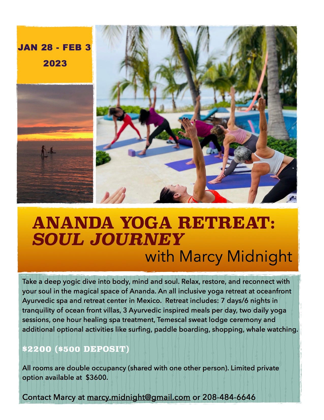 Ananda Yoga Retreat: Soul Journey - by Marcy Midnight