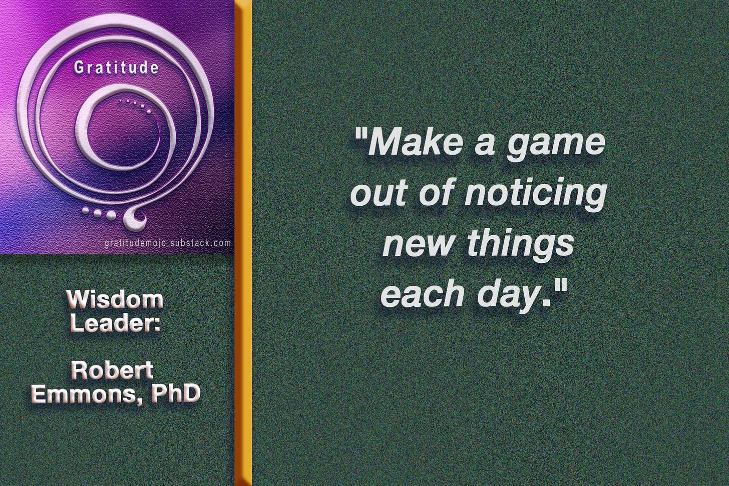 Gratitude Wisdom Leader: Robert Emmons, PhD