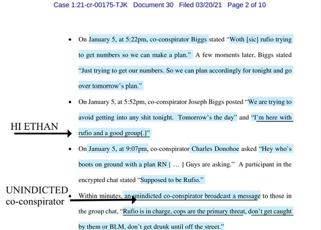 MOTION to Revoke Pretrial Release by USA as to ETHAN NORDEAN (filed 3 ...