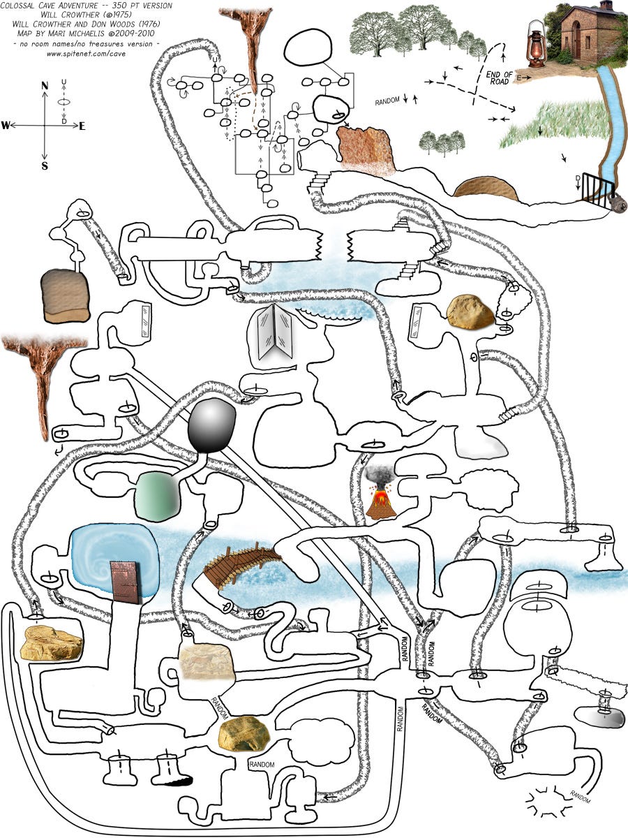 How to play the first text adventure game... in style.