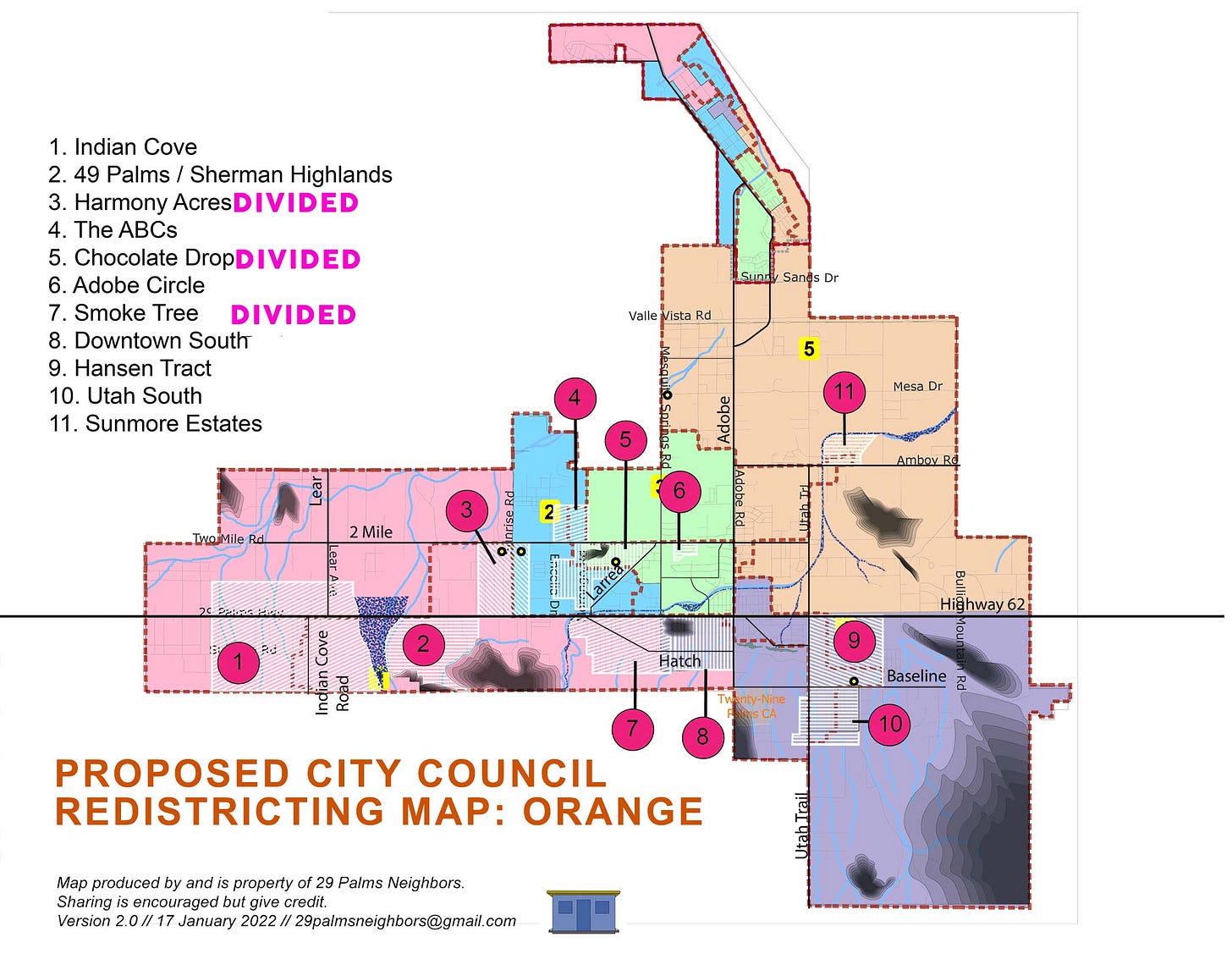 NEW CITY COUNCIL DISTRICT MAP - The Desert Trumpet