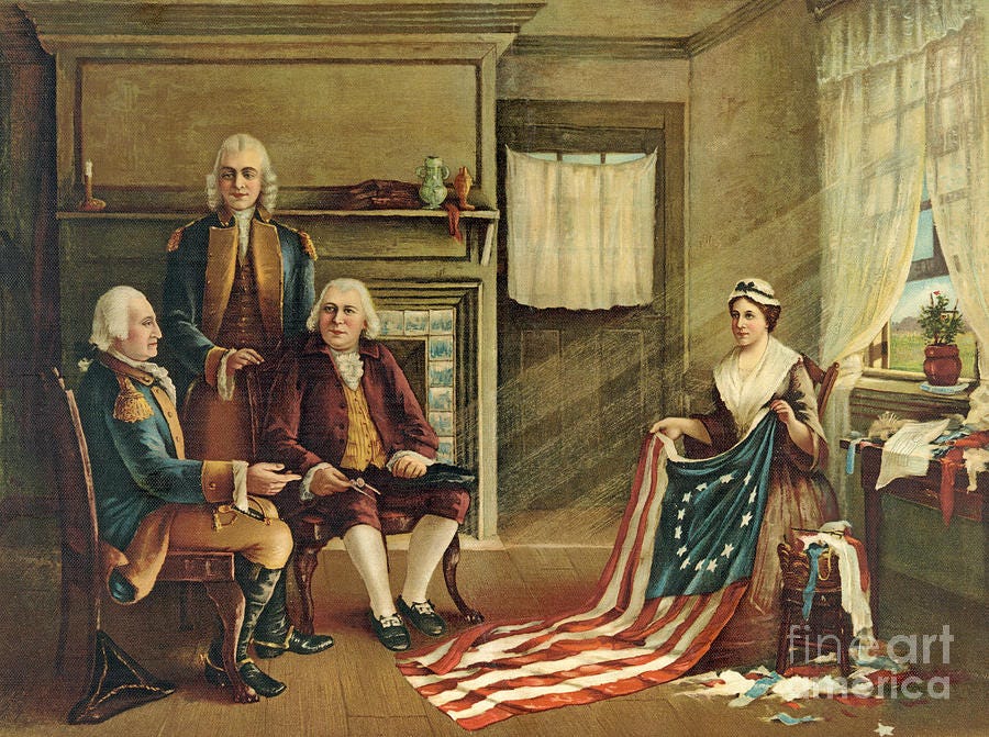 USA Flag - Part 2, Betsy Ross - by Frederick R Smith