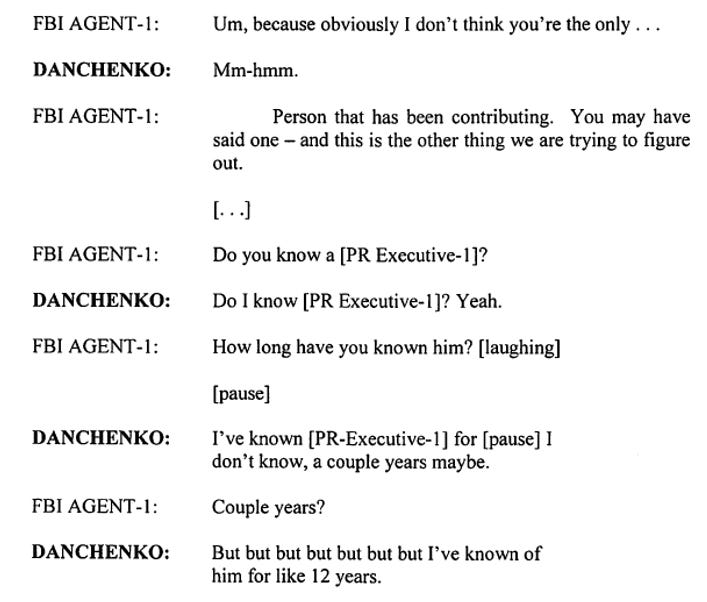 What did the FBI have on Danchenko? - by Techno Fog