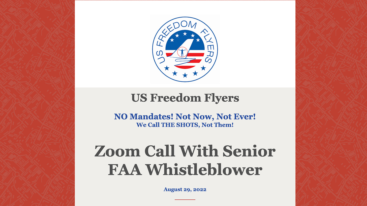 US Freedom Flyers Meeting with FAA Whistleblower