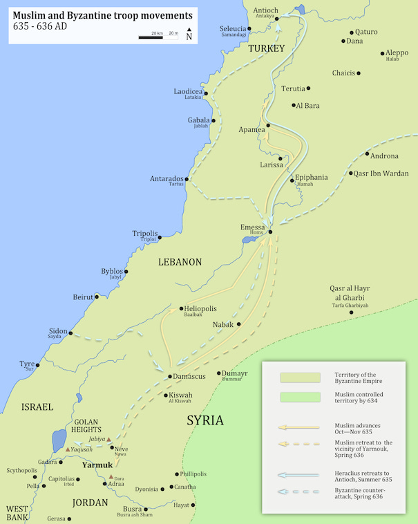 Today in Middle Eastern history: the Battle of Yarmouk (636)