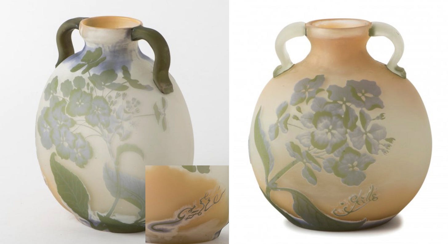 The Gallé signatures on glass after 1904 : a tentative chronology (part ...