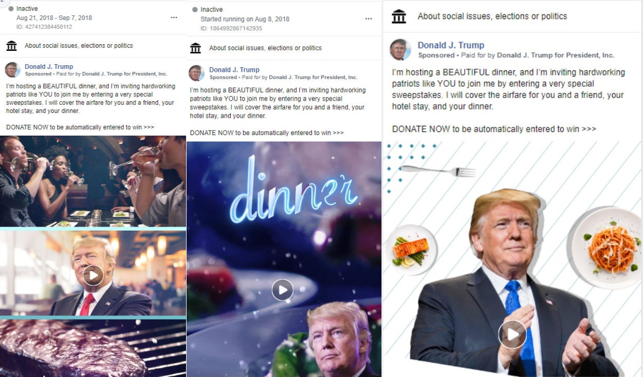 The Trump campaign holds a lot of contests. Does anyone win?