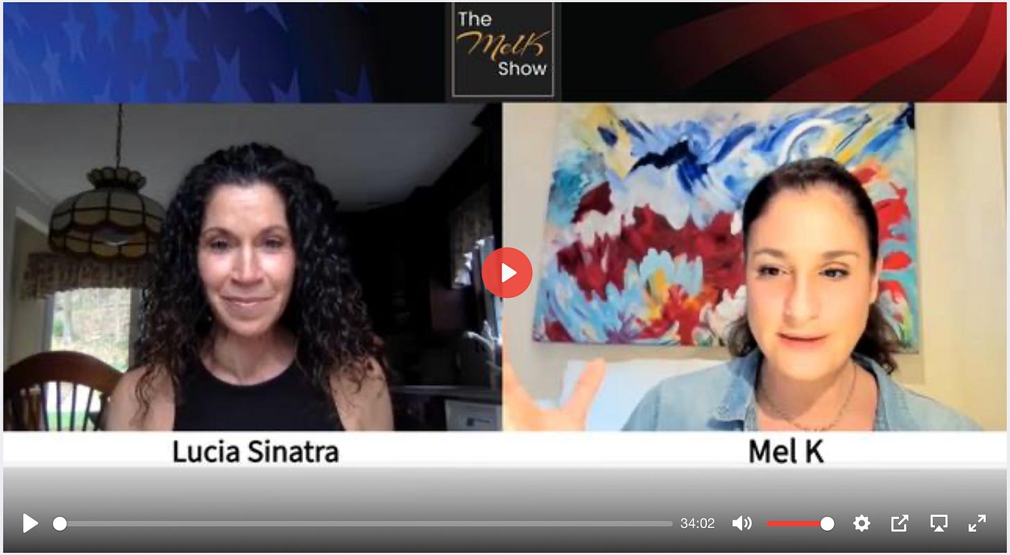 Lucia Sinatra on the Mel K Show