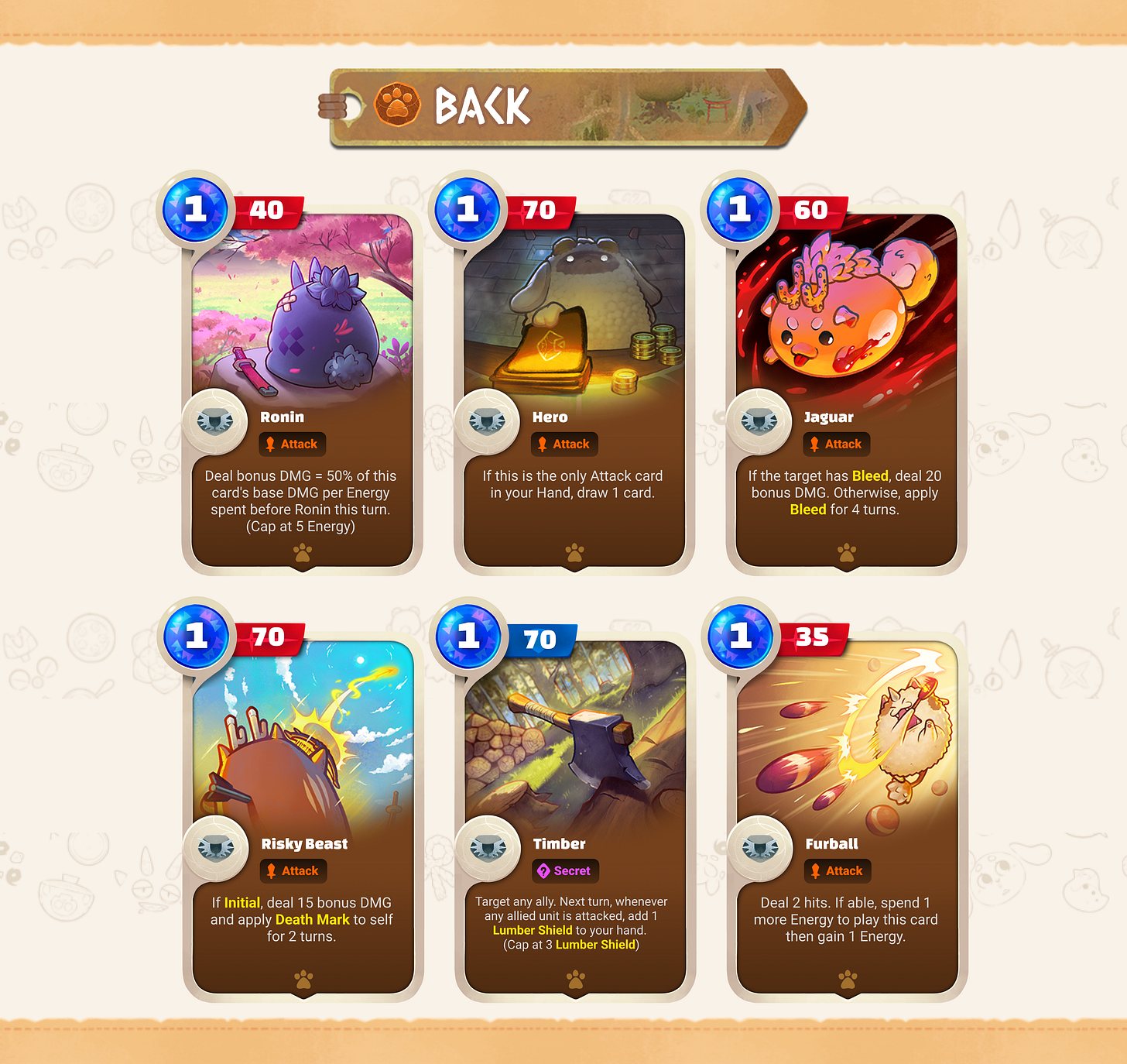 S2 Beast Card Leeks! - by Axie Infinity - The Lunacian