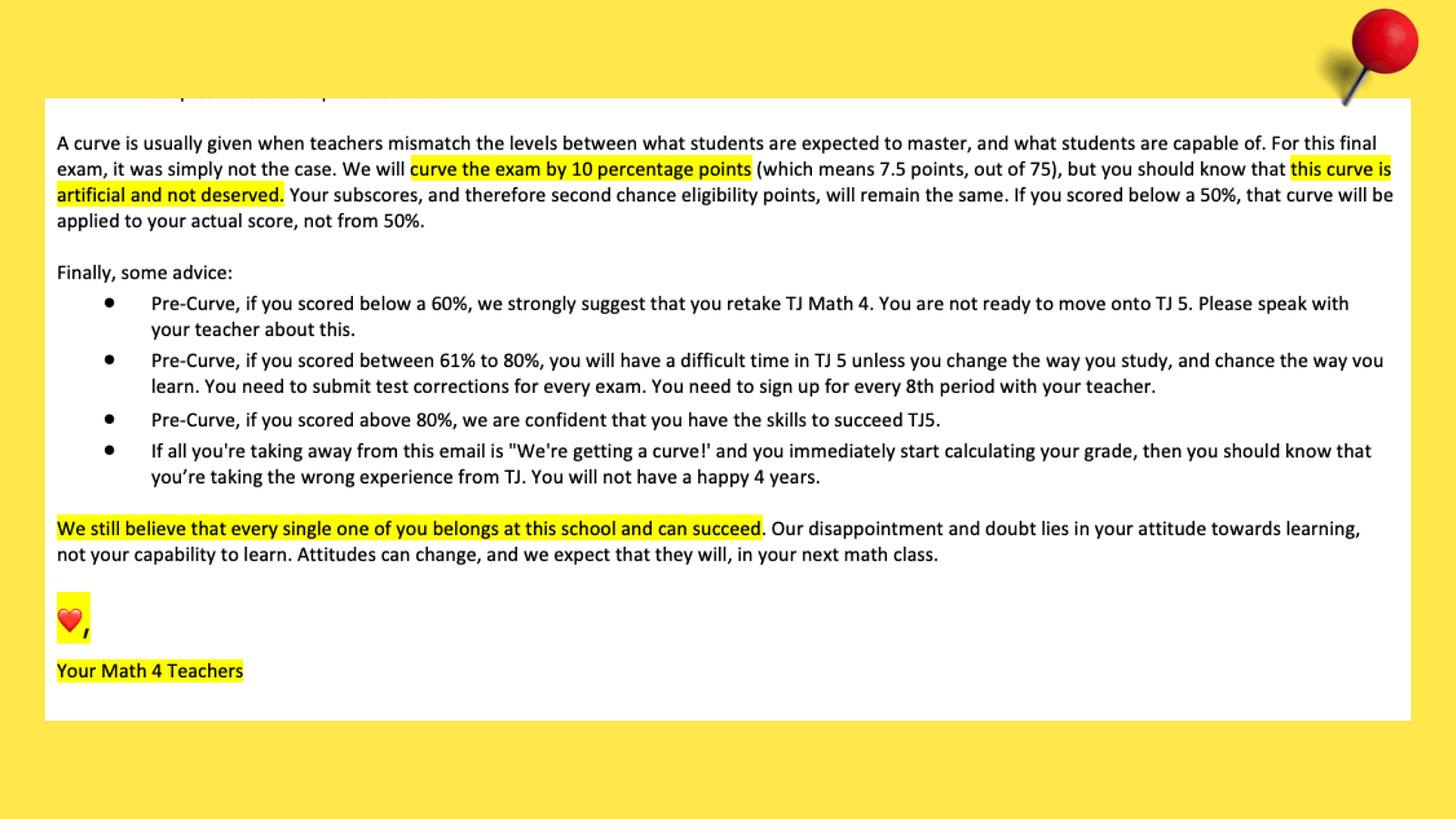 TJ Math Teachers Note 'Lowering of Standards' - Fairfax County ...