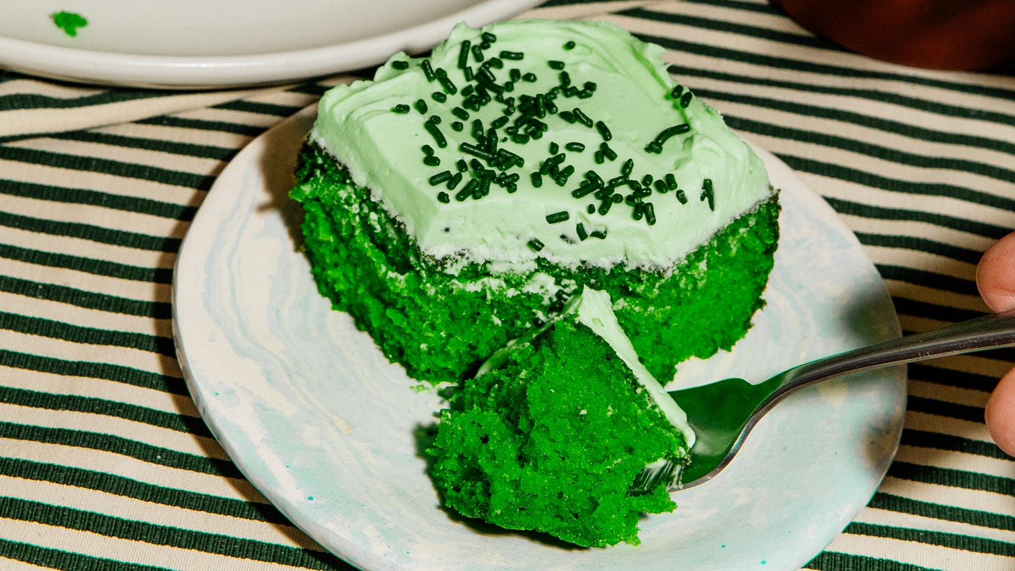 Shamrock Shake Cake: A Piece of Cake #14 - by Bill Clark
