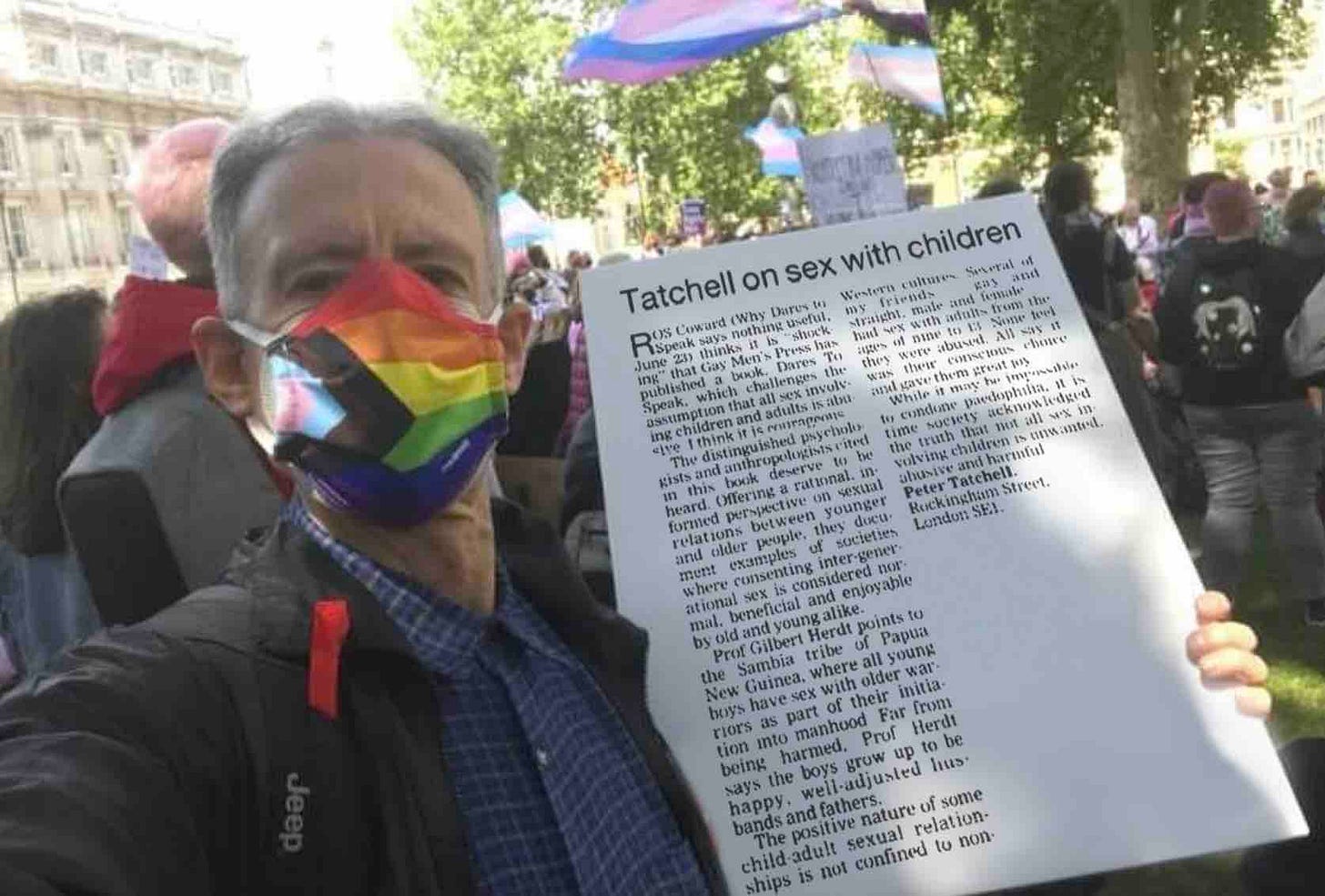 Pics from yesterday's Men's Rights March