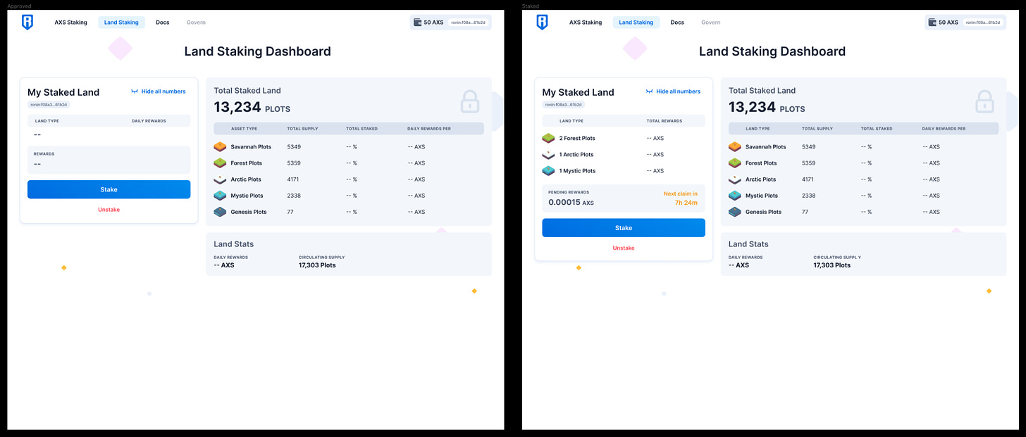 [Axie] Land Staking - by Axie Infinity - The Lunacian