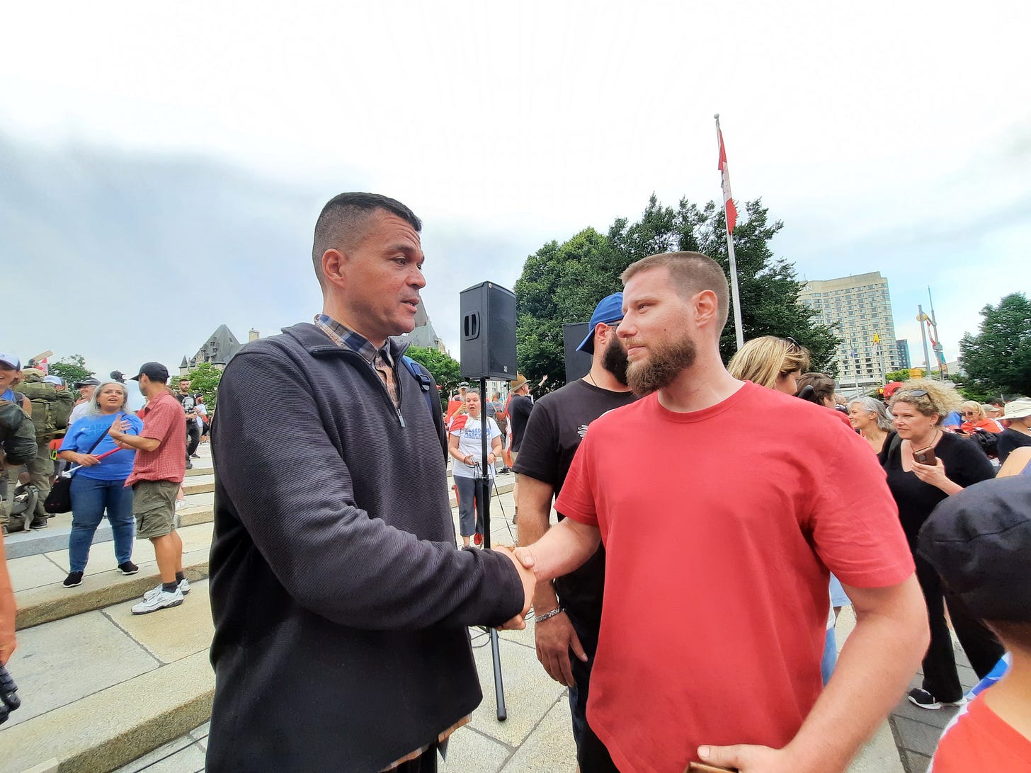 James Topp and I and his team arrive at the Tomb of the Unknown Soldier ...