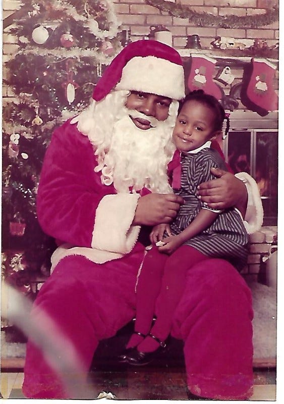 Is Santa black? Or does it matter?