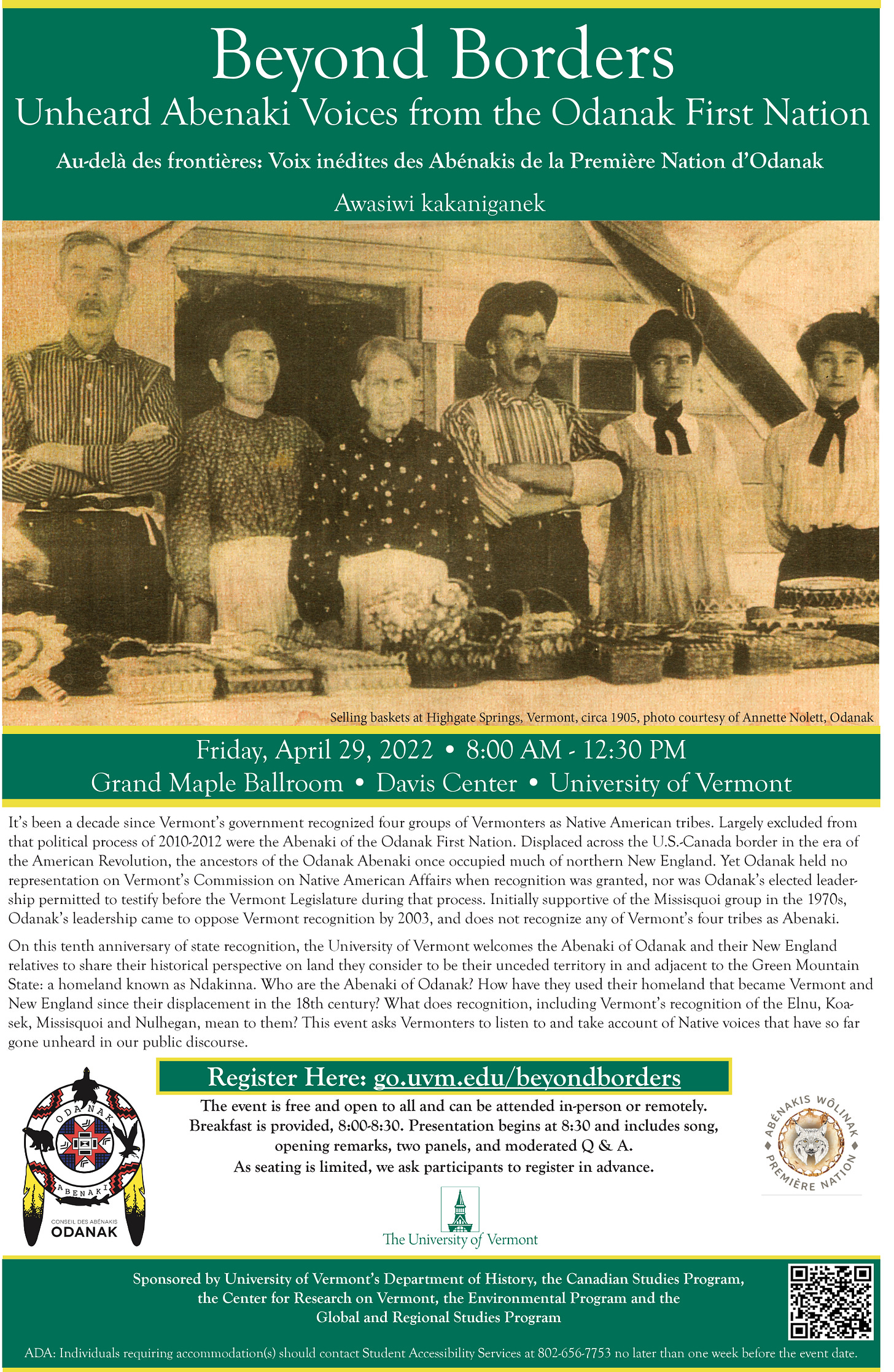 Beyond Borders: Unheard Abenaki Voices from the Odanak First Nation