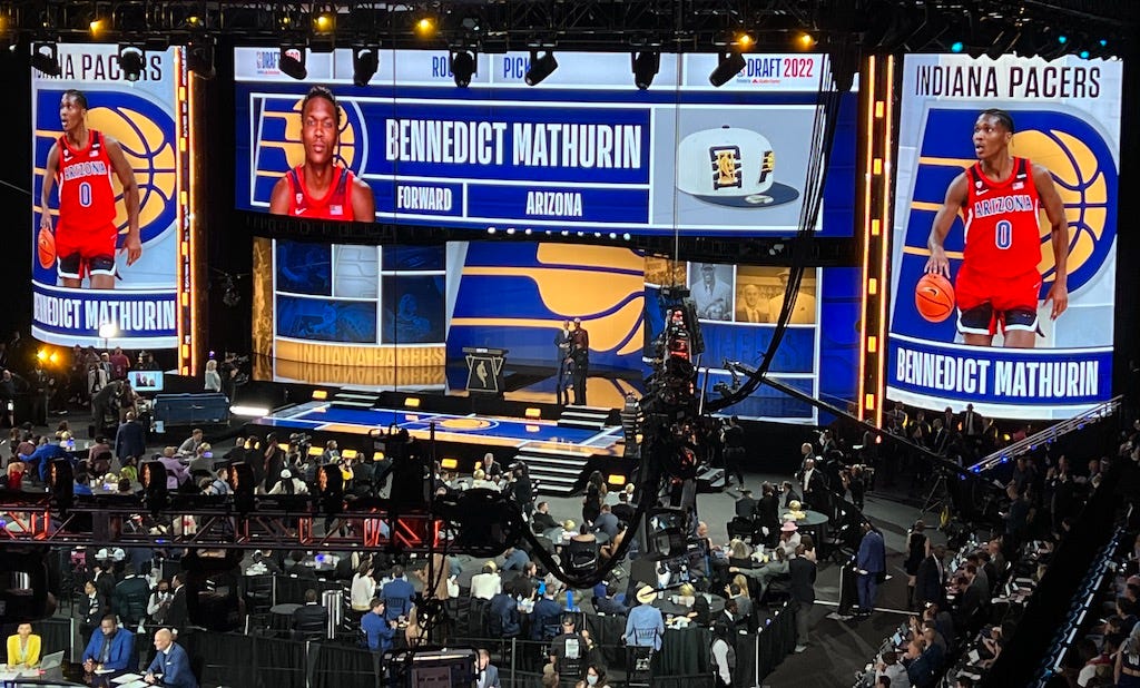Pacers get their guy: Q&A with Bennedict Mathurin at the 2022 NBA Draft