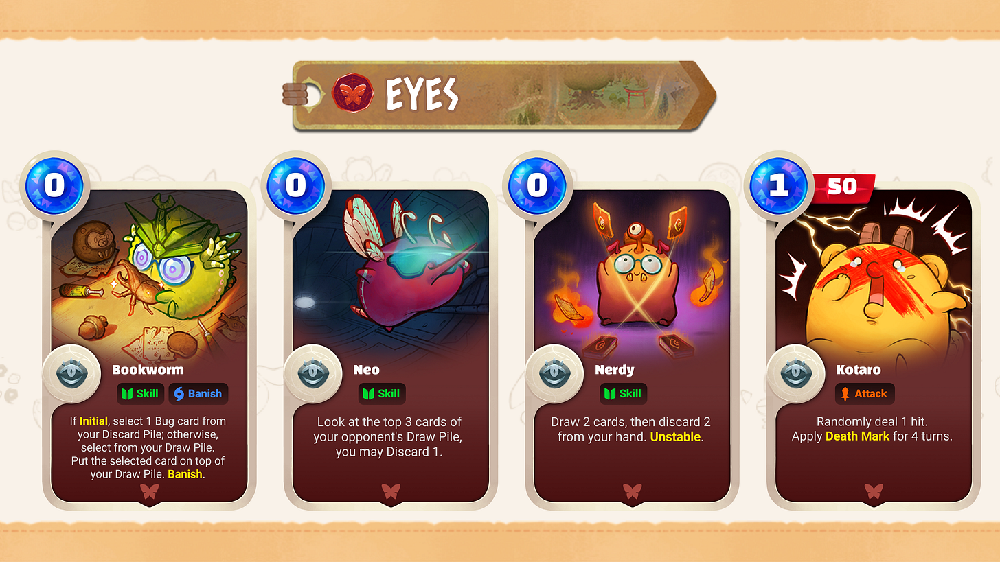S2 Bug Card Leeks! - by Axie Infinity - The Lunacian
