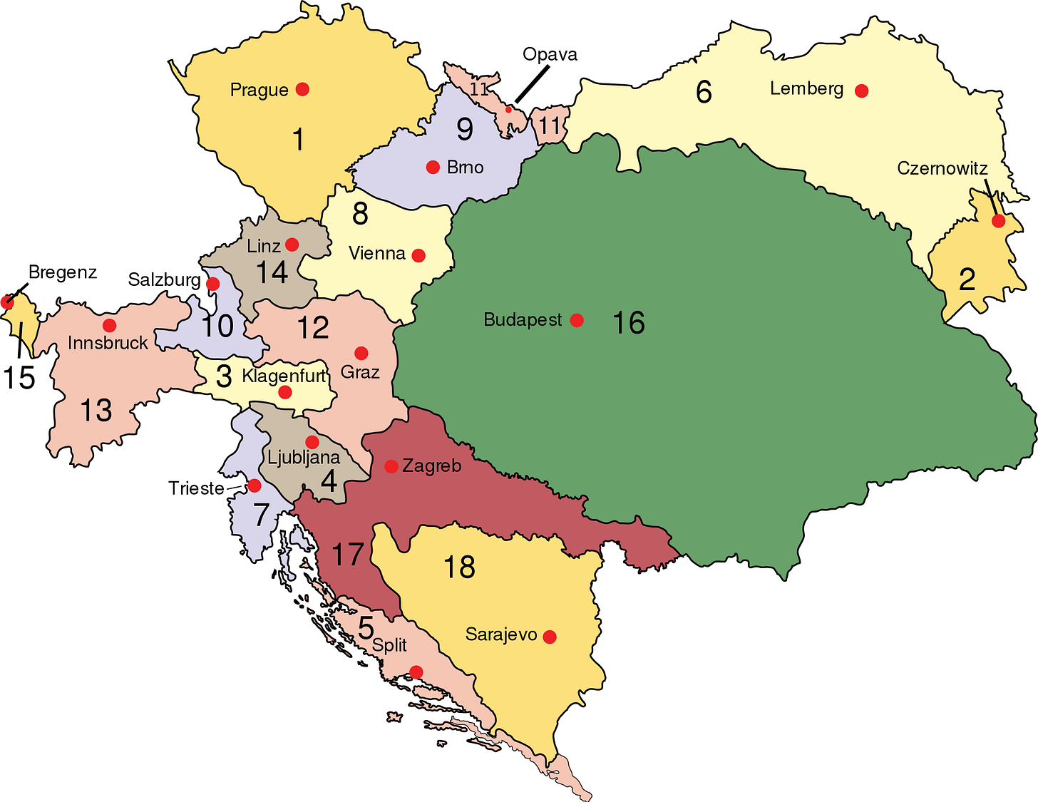 The case for the Austro-Hungarian Empire