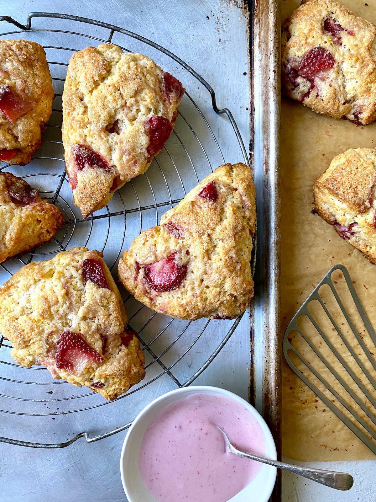 Strawberry Scones - by Susan Spungen - Susanality