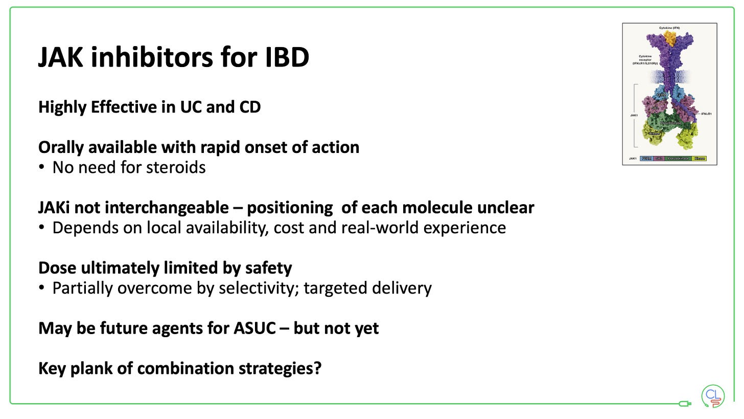 JAK inhibitors in IBD - by Charlie Lees - Atomic IBD