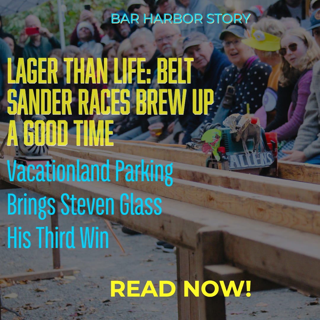 Lager Than Life: Belt Sander Races Brew Up a Good Time – Bar Harbor Story