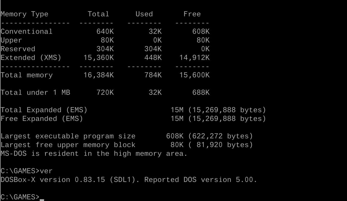 DOSBox-X: DOS Emulation on steroids - by Bryan Lunduke