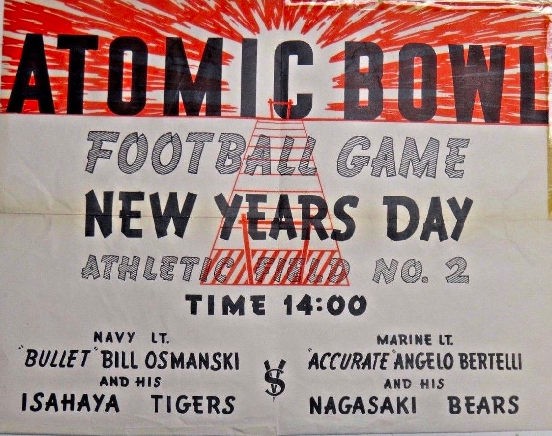 The Most Bizarre Football Bowl Game Ever – in the Ruins of Nagasaki ...