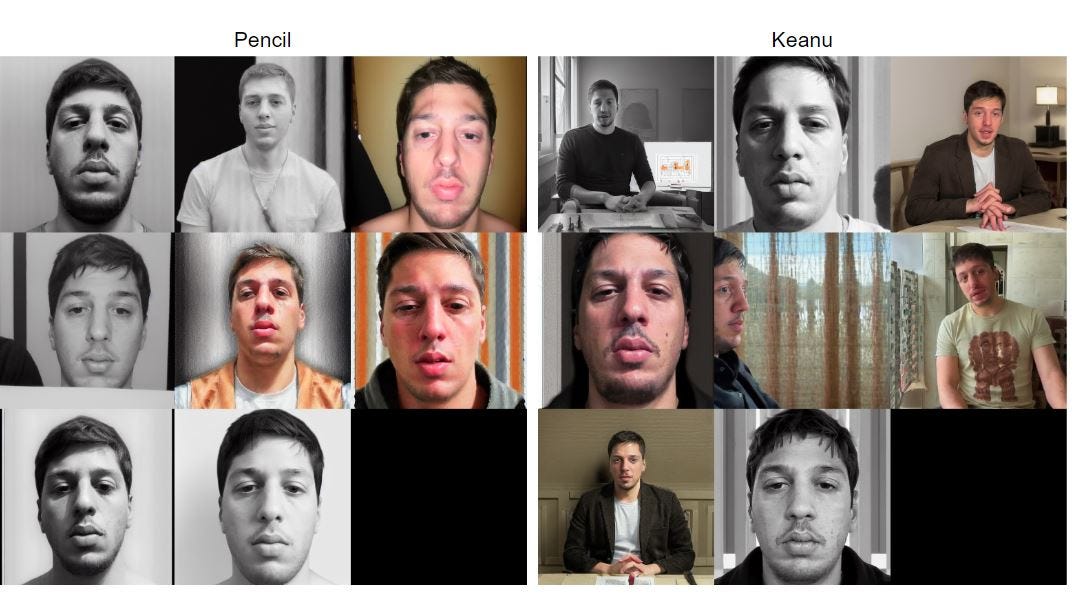 Dreambooth Face Training Experiments - 25 Combos of Learning Rates and ...