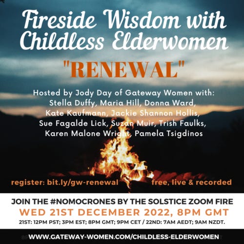 Conscious Childless Elderwomen | Jody Day | Substack