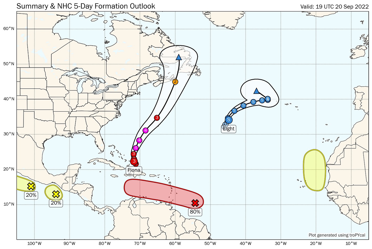 Quick as Gaston: The Hurricane Watch for September 20th