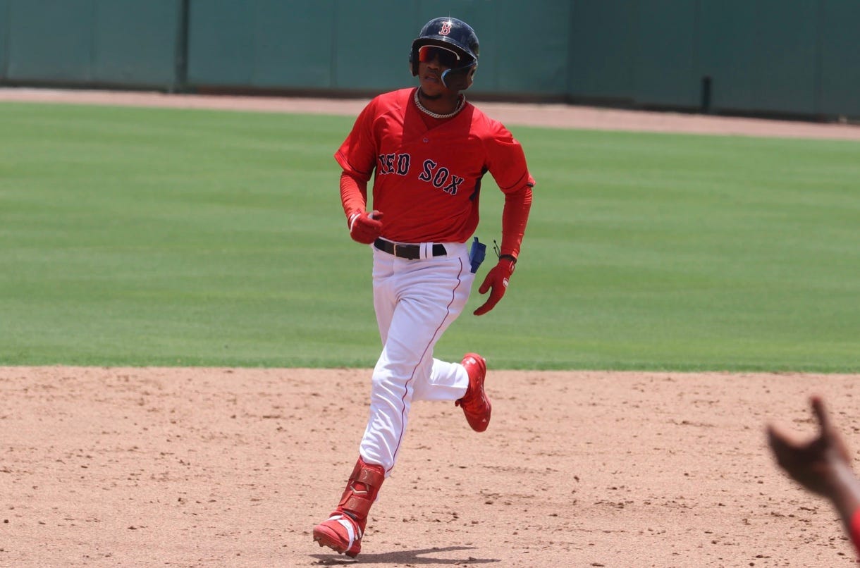 Miguel Bleis is one of the most exciting players in the Red Sox farm system