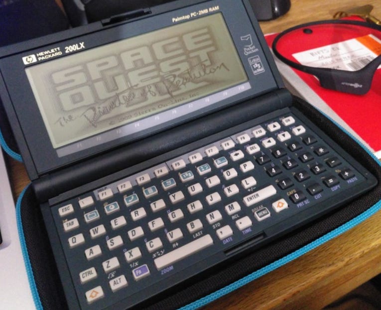 The story of the 1991 HP DOS Palmtop - by Bryan Lunduke