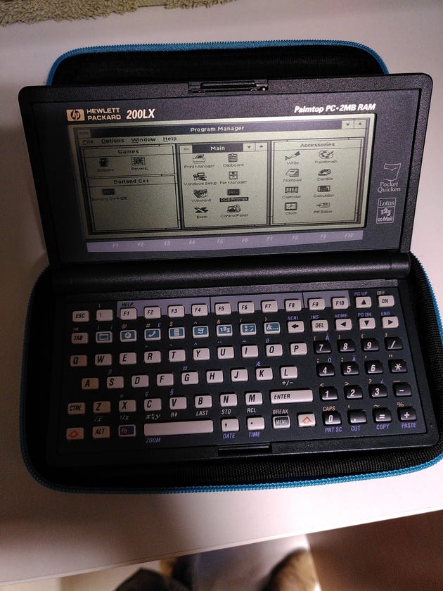 The story of the 1991 HP DOS Palmtop - by Bryan Lunduke