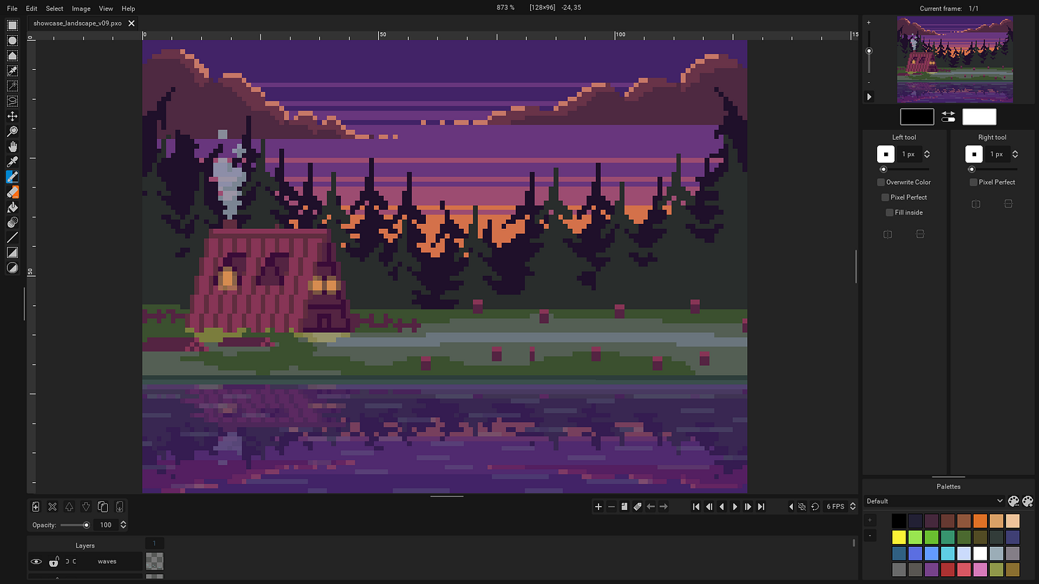 Pixelorama -- a truly spectacular pixel art editor for Linux, Mac, & Windows