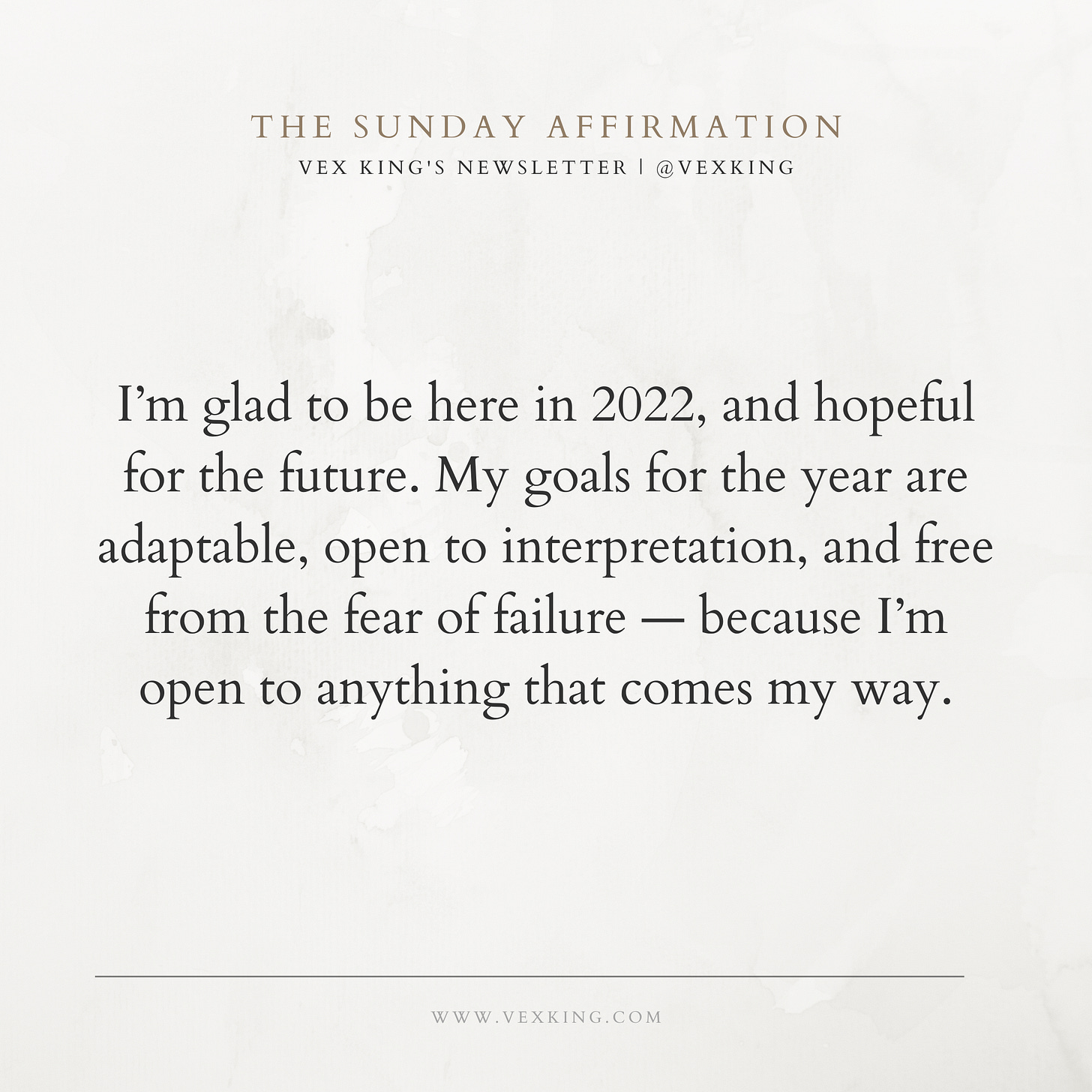 Adaptable Intentions For 2022 - by Vex King - Wisdom Waves